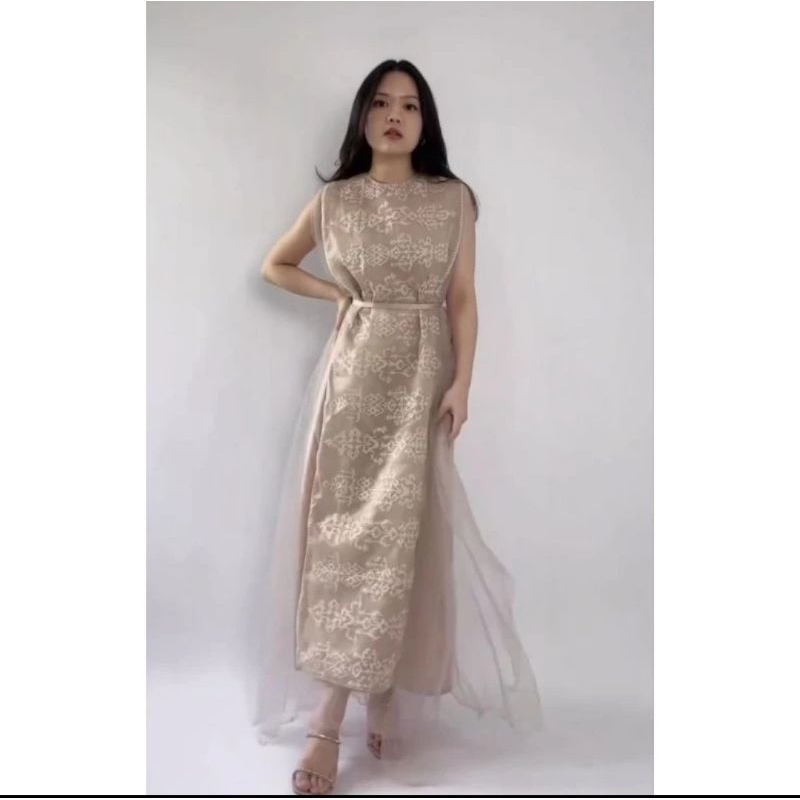 Jual Gamis Lebaran Sonya Dress Raya 2024 Baju Kondangan Murah | Shopee ...