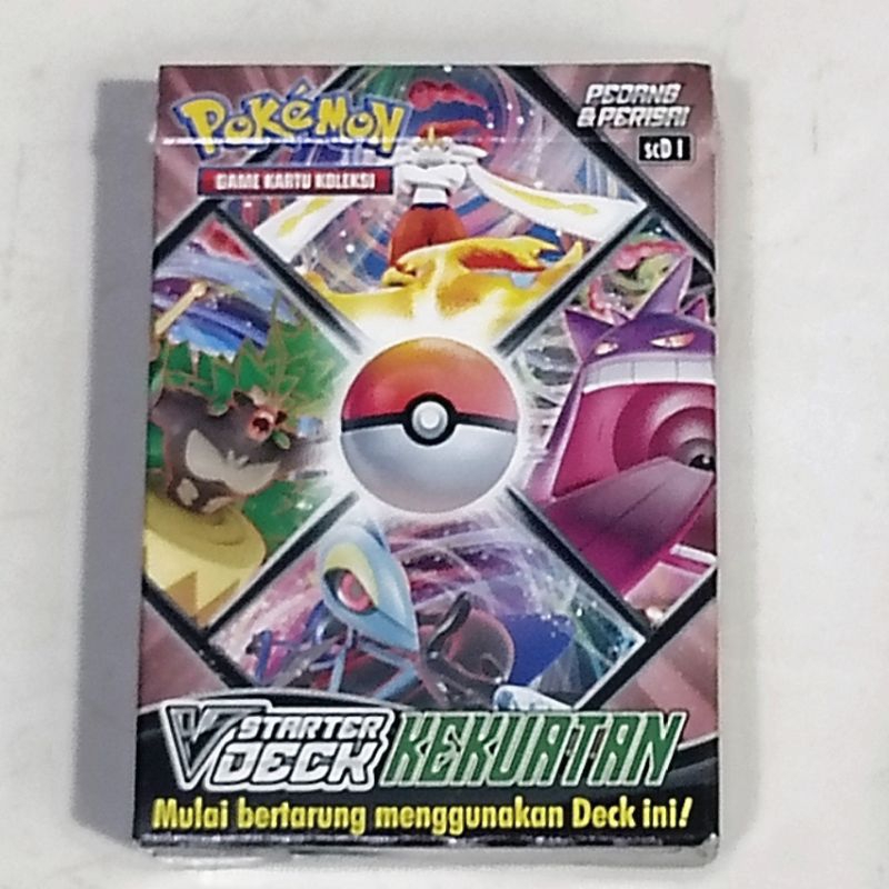 Jual Starter Deck Pokemon TCG Indonesia seri Kekuatan | Shopee Indonesia