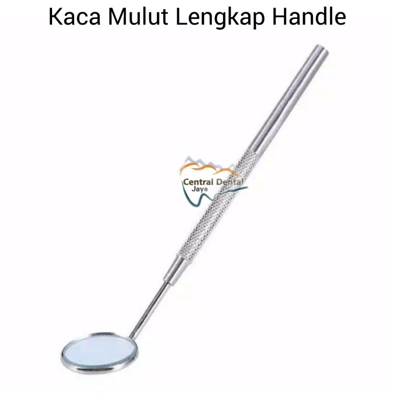 Jual Kaca Mulut Lengkap Handle / Kacamulut No.4 + Handel (Gagang Kaca ...