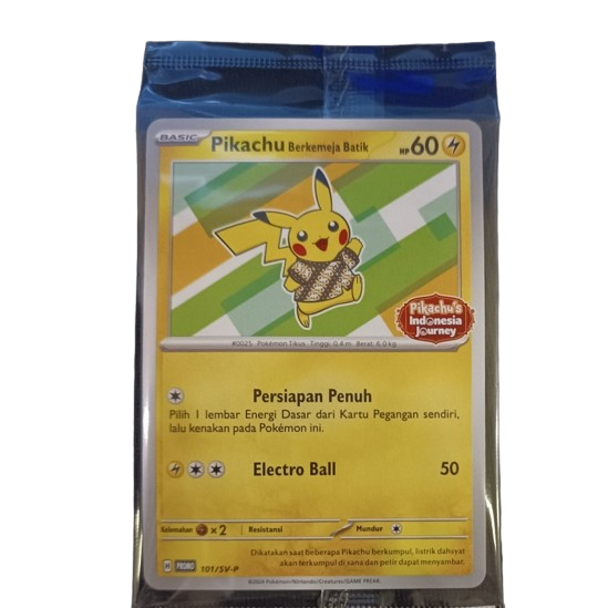 Jual Pikachu Berkemeja Batik Pikachu Journey Pokemon Indo | Shopee Indonesia