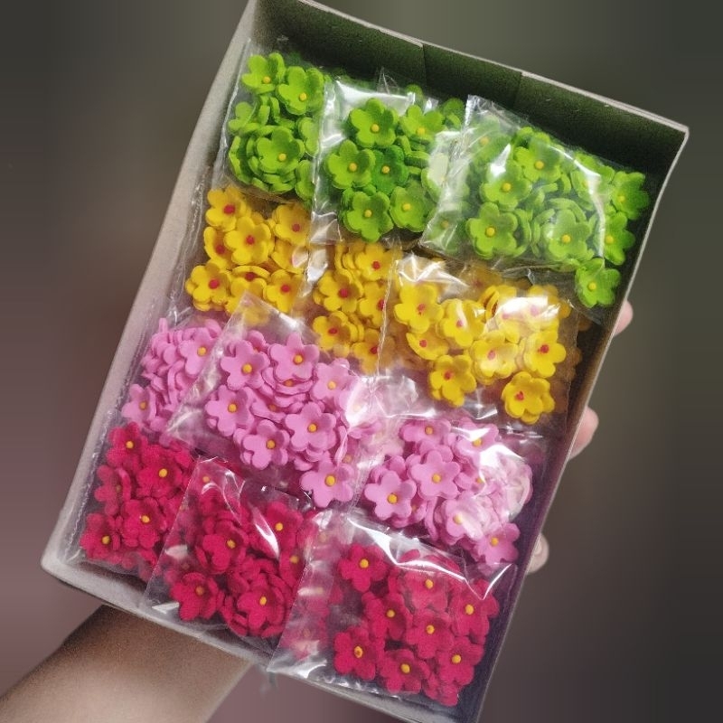 Jual Gumpaste isi 20pc, Gumpaste Bunga, Hiasan Bunga dapat dikonsumsi ...
