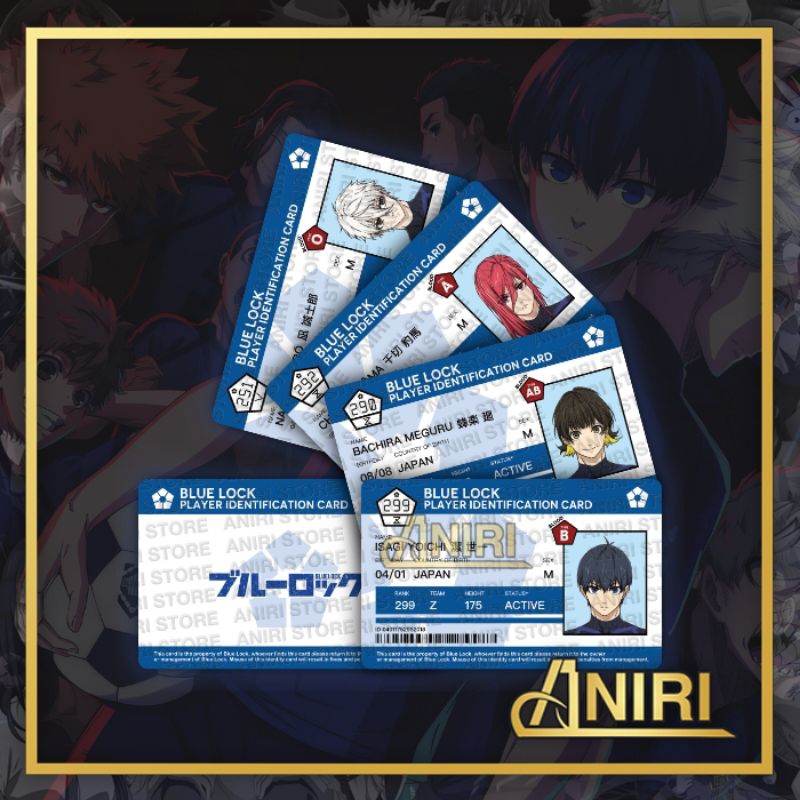 Jual ID Card Blue Lock Anime | Shopee Indonesia