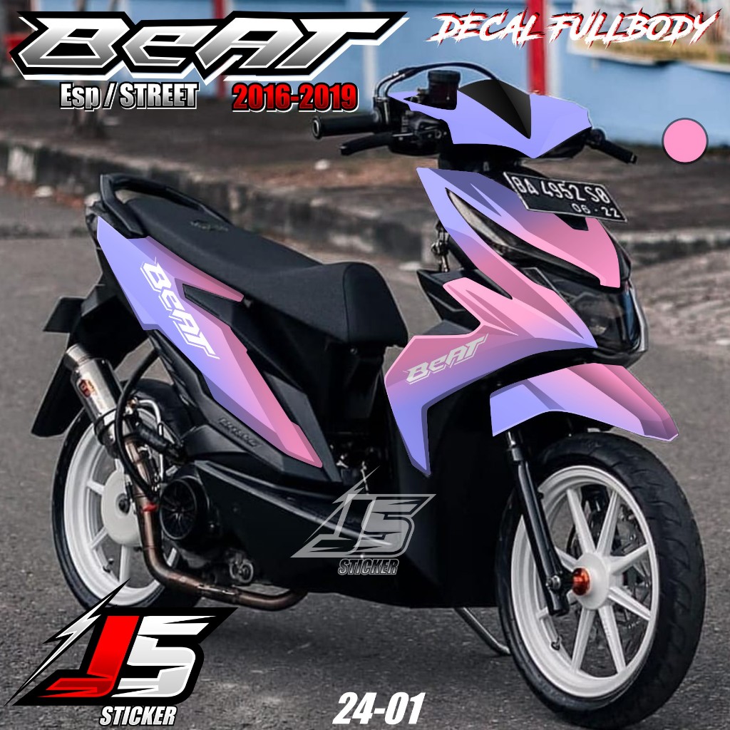 Jual (COD) TERBARU Decal Sticker Variasi Beat ESP STREET 2016 2017 2018 ...