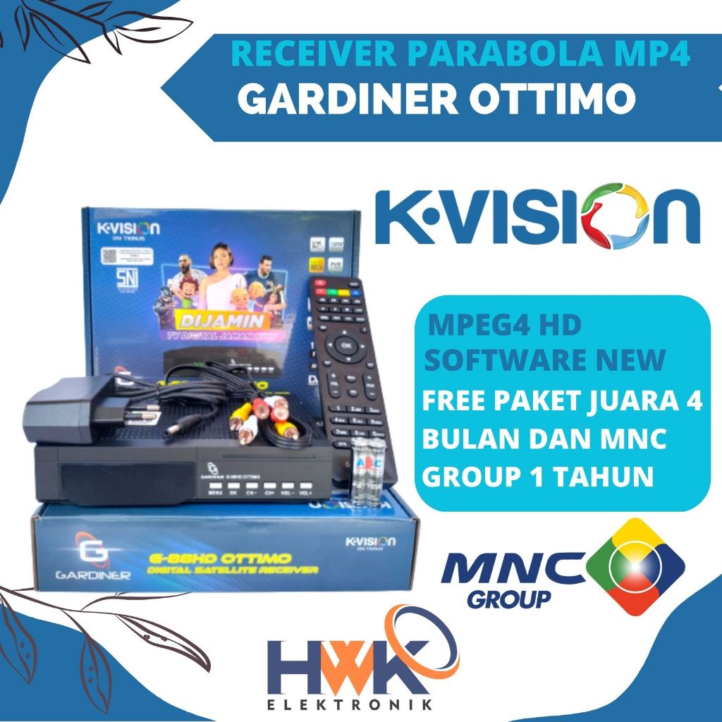 Jual Receiver parabola kvision gardiner ottimo versi terbaru dan ...