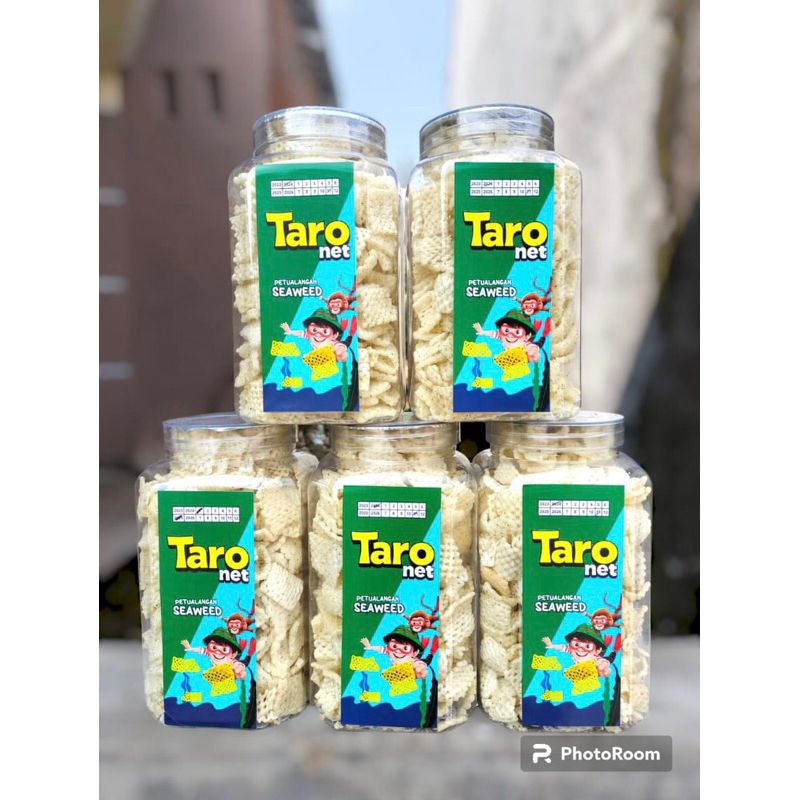 Jual Snack/Kue Toples Lebaran Giant Taro Seaweed/Rumput Laut | Shopee ...