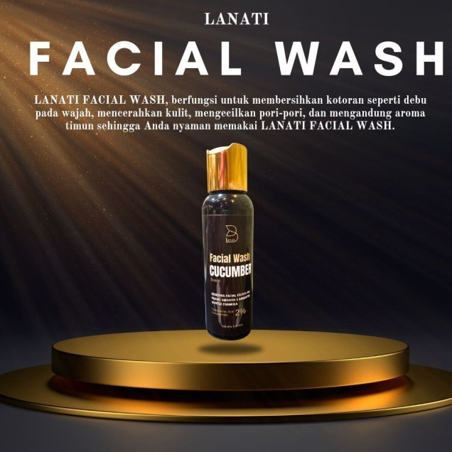 Jual Lanati Facial Wash/Fresh/Smooth/Brighter/Gentle Formula | Shopee ...