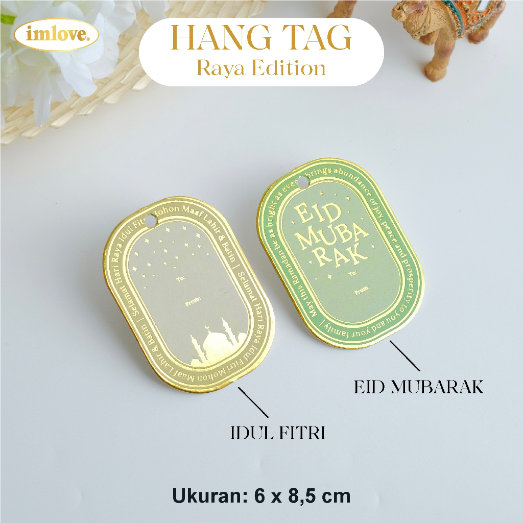 Jual [10 PCS] Hang Tag Idul Fitri Hangtag Lebaran Raya Tag Hampers Eid ...