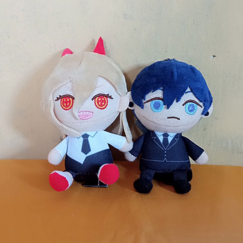 Jual Boneka gantungan Power & Aki Chainsaw Man Plush Toy Mascot (WAJIB ...