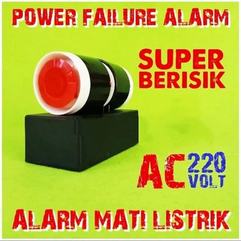 Jual Alarm Mati Listrik Alarm Padam Listrik Double Buzzer Bunyi Sangat ...