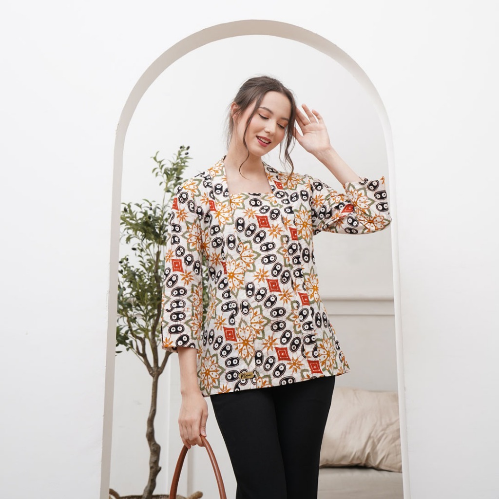 Jual KIEA Batik - DIHYAN , blouse wanita atasan kutubaru batik modern ...