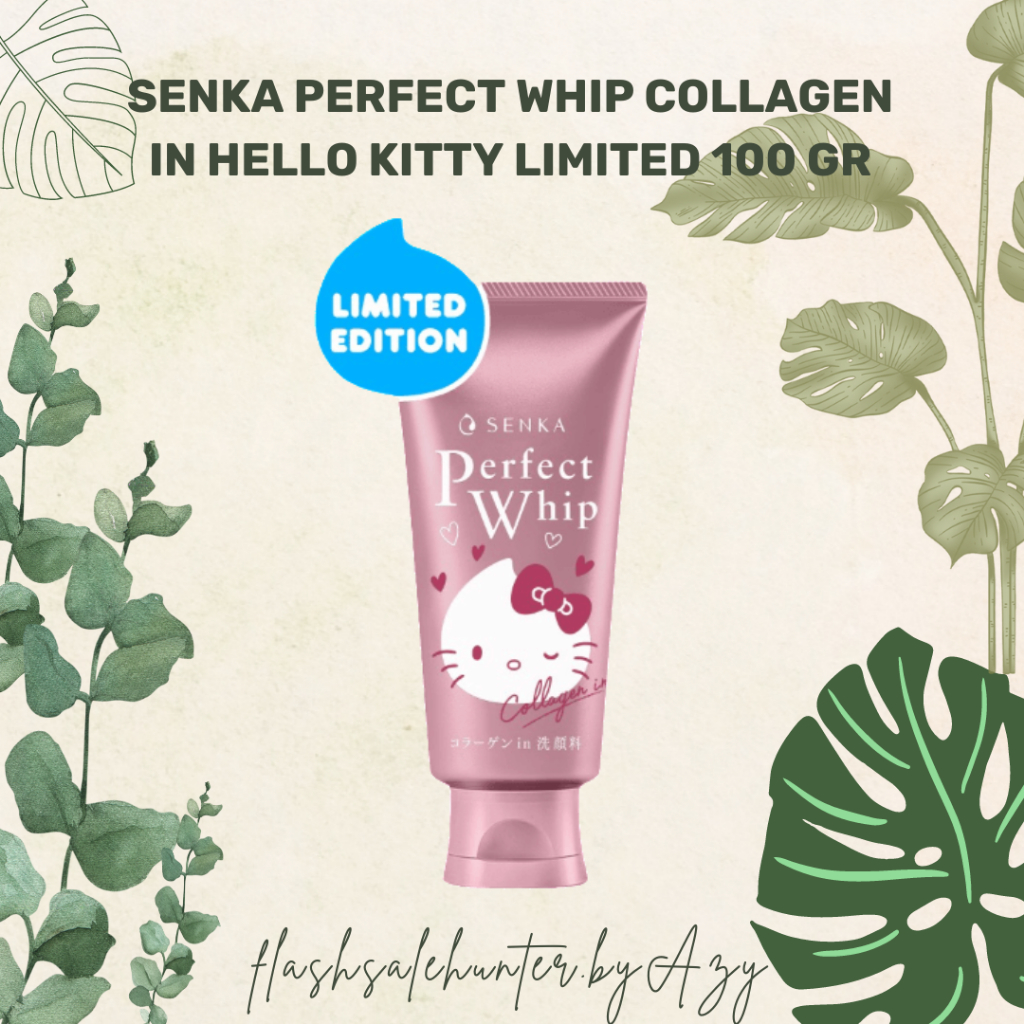 Jual Senka Perfect Whip Collagen In hello kitty edition 120 gr ...