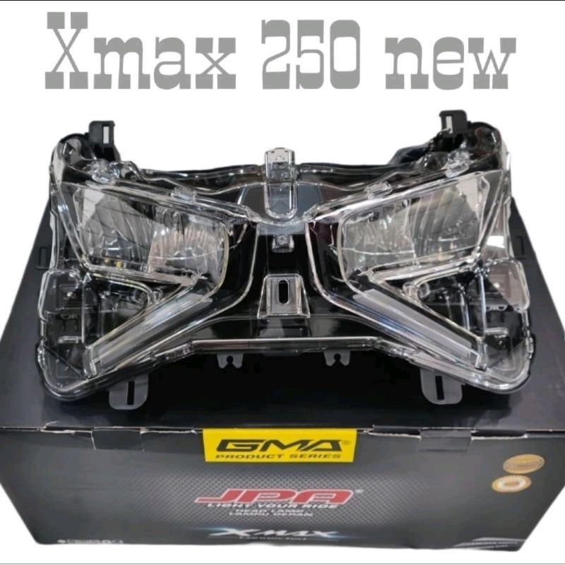 Jual reflektor ymh xmax 250 new connected/lampu depan xmax new 250 2023 ...