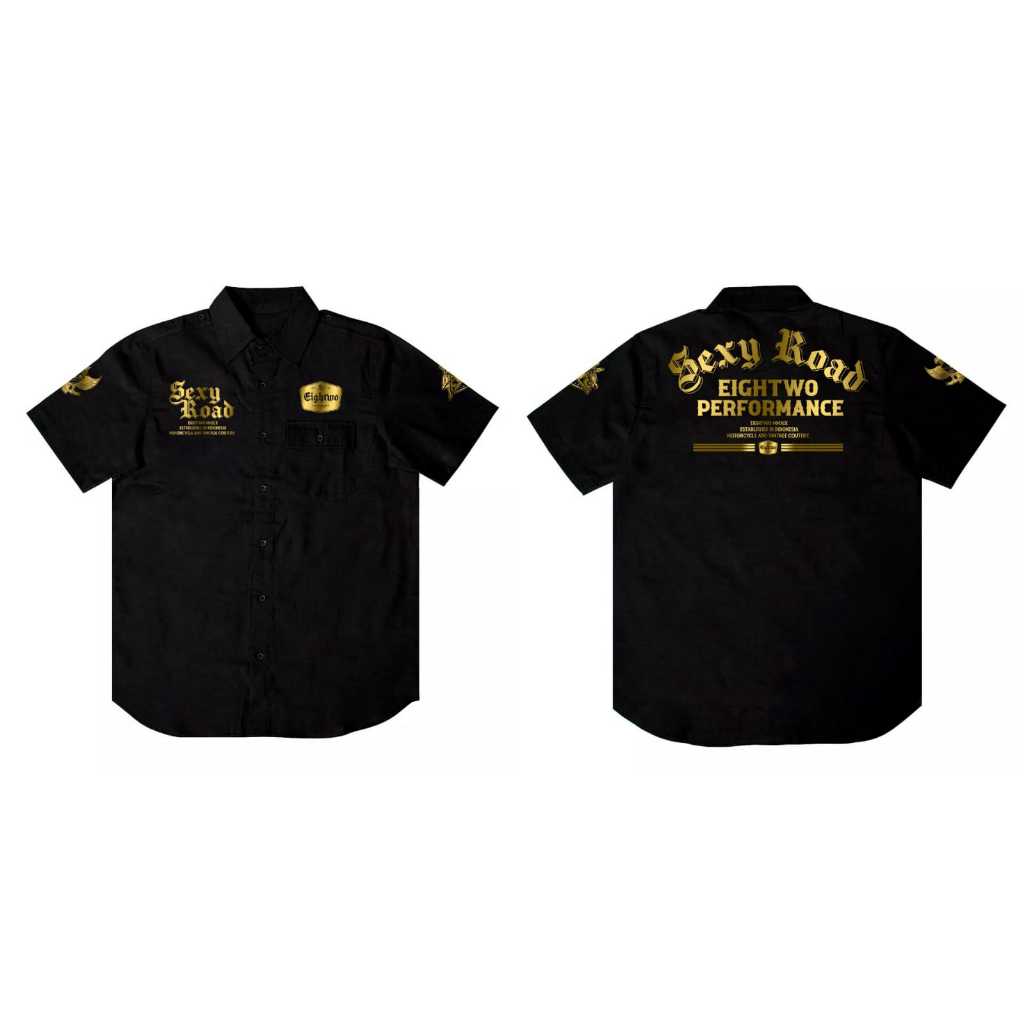 Jual Kemeja XTC Sexy Road Hitam by EIGHTWO Limited Edition | Shopee ...