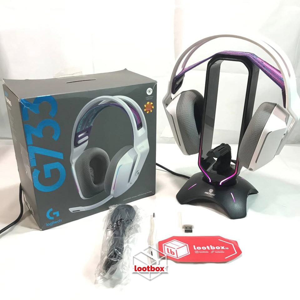 Jual Headset Gaming Wireless RGB Logitech G733 Lightspeed WHITE ...