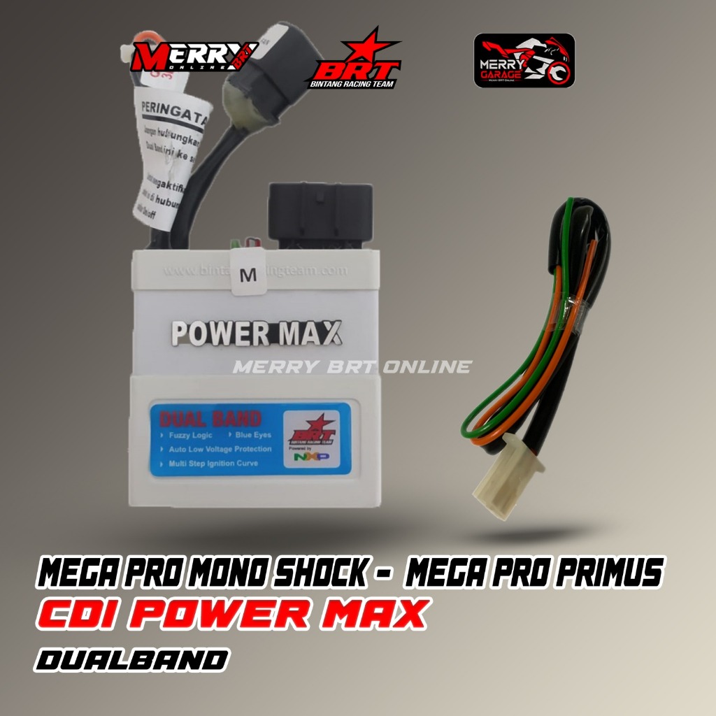Jual Cdi Powermax BRT Honda New Megapro Mono shok TR RK Dualband ...