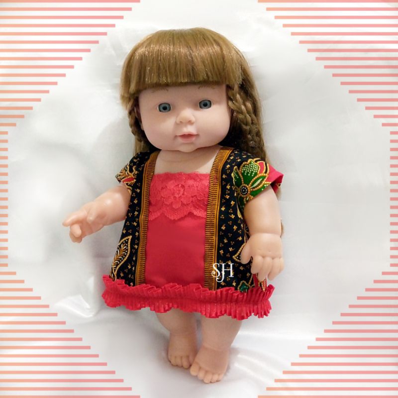 Jual Pakaian boneka 12 inci, dress merah untuk dolls 12 inci (P ...