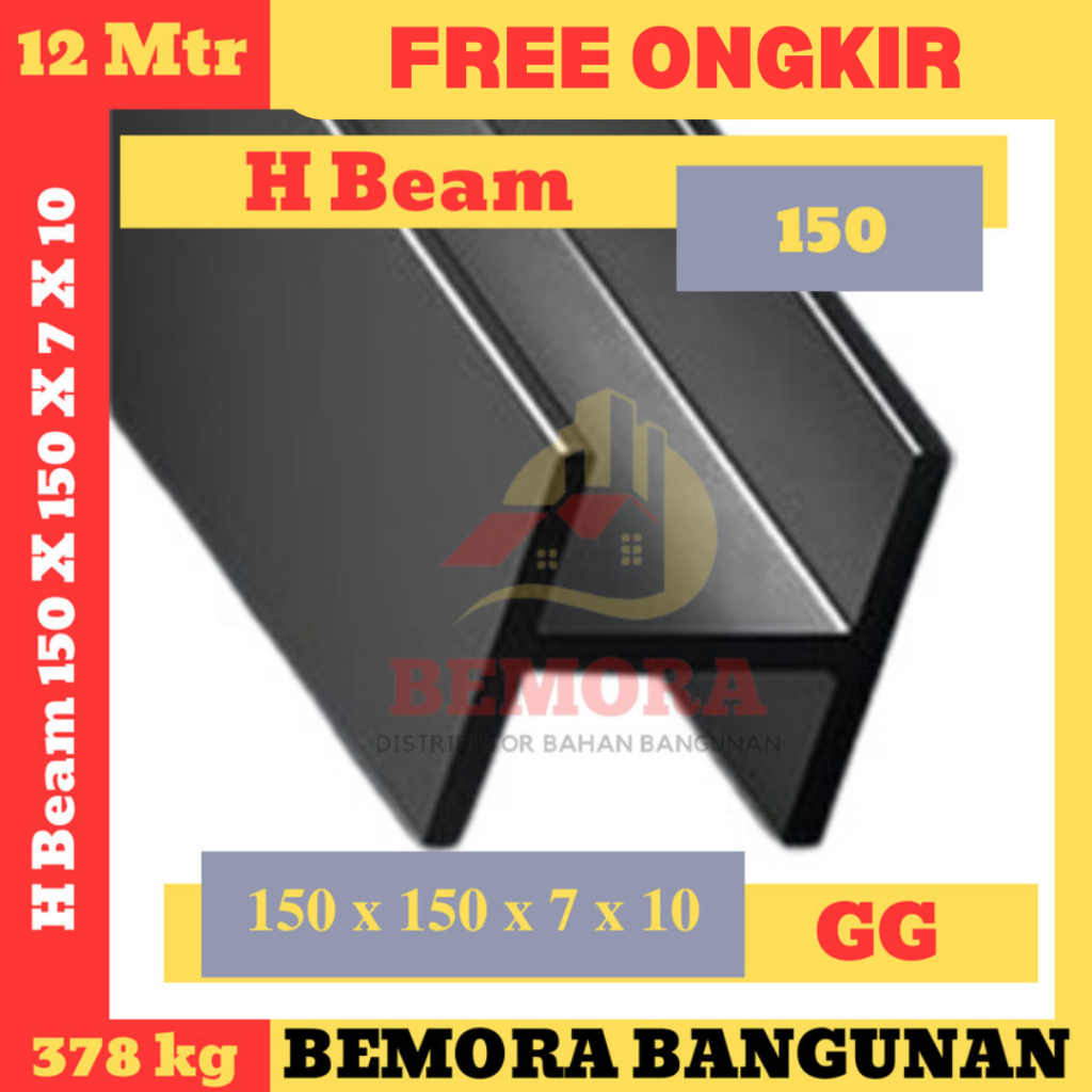 Jual H beam 150 x 12 M Gunung Garuda (Harga Grosir & Free Ongkir ...