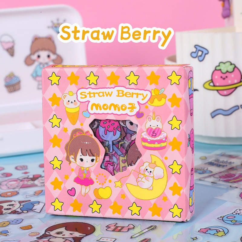 Jual BOX KECIL Isi 100 Lembar Stiker Anti Air Lucu Senmu Nono Sanrio ...