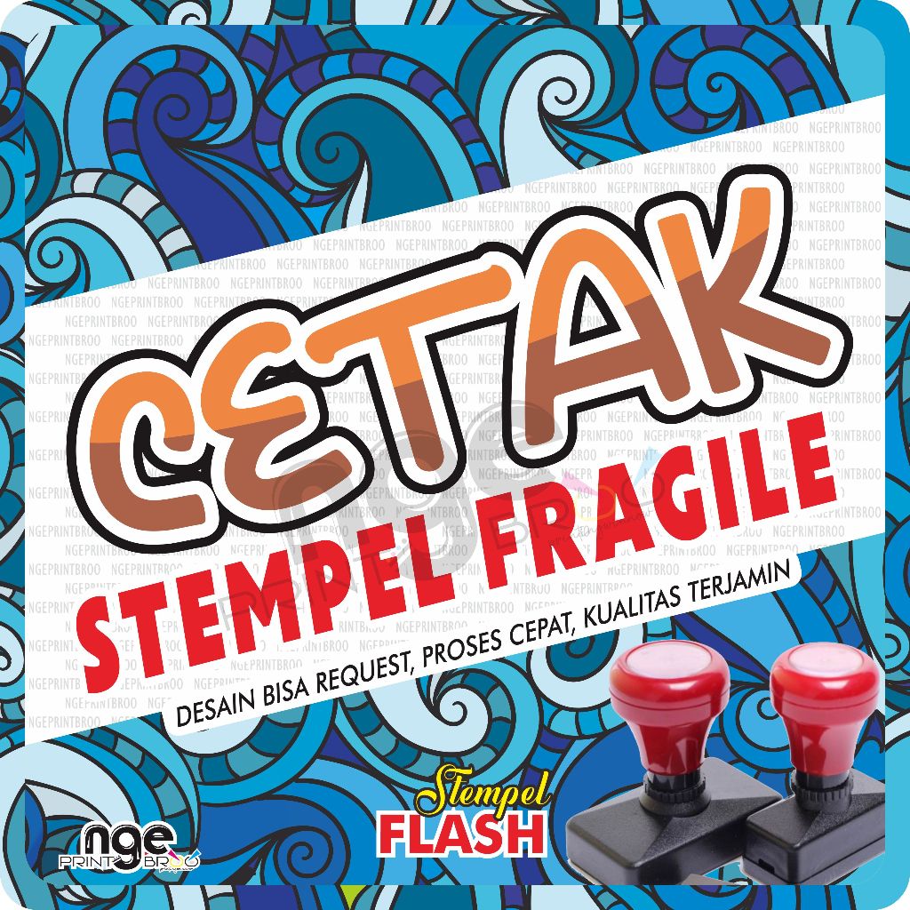 Jual STEMPEL / STEMPEL FLASH / STEMPEL CUSTOM / STEMPEL FRAGILE ...