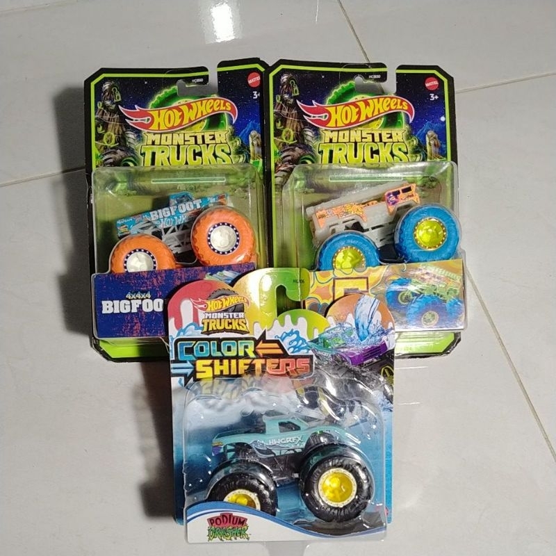 Jual hot wheels Monster truck color changes dan neon | Shopee Indonesia