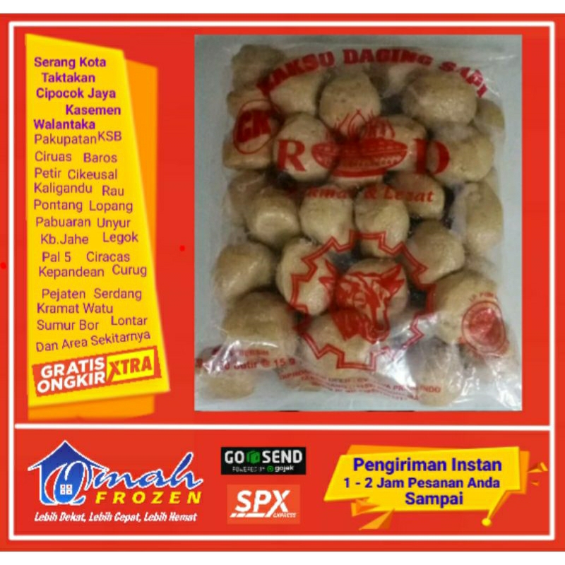 Jual Bakso RD (CK) 50pcs, Bakso RD Merah, Baso RD, Frozen Serang ...