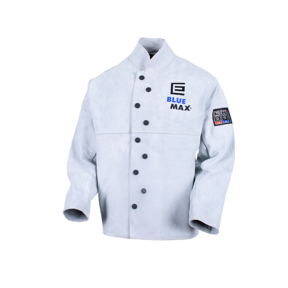 Jual JAKET LAS BLUE MAX /WELDING JAKET BLUE MAX KULIT | Shopee Indonesia