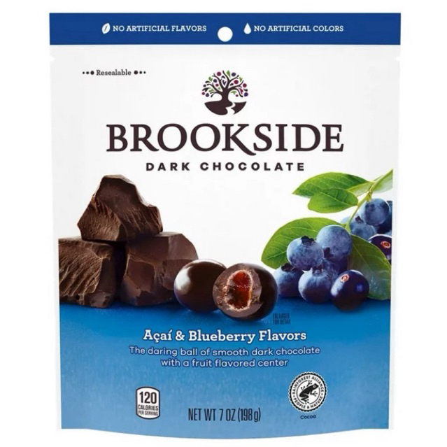 Jual BROOKSIDE Dark Chocolate Acai & Blueberry Flavors 198g | Shopee Indonesia