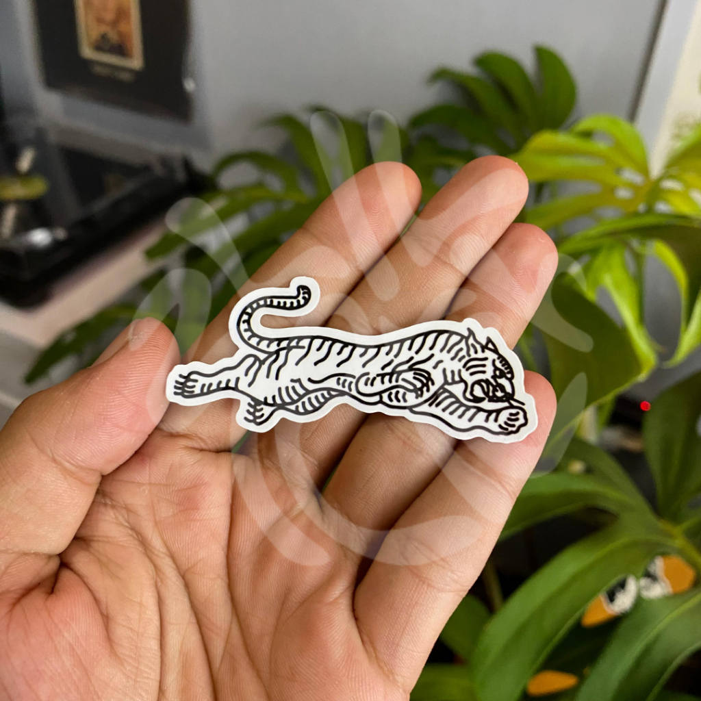 Jual stiker macan / sticker aesthetic / sticker tumblr /stiker premium ...