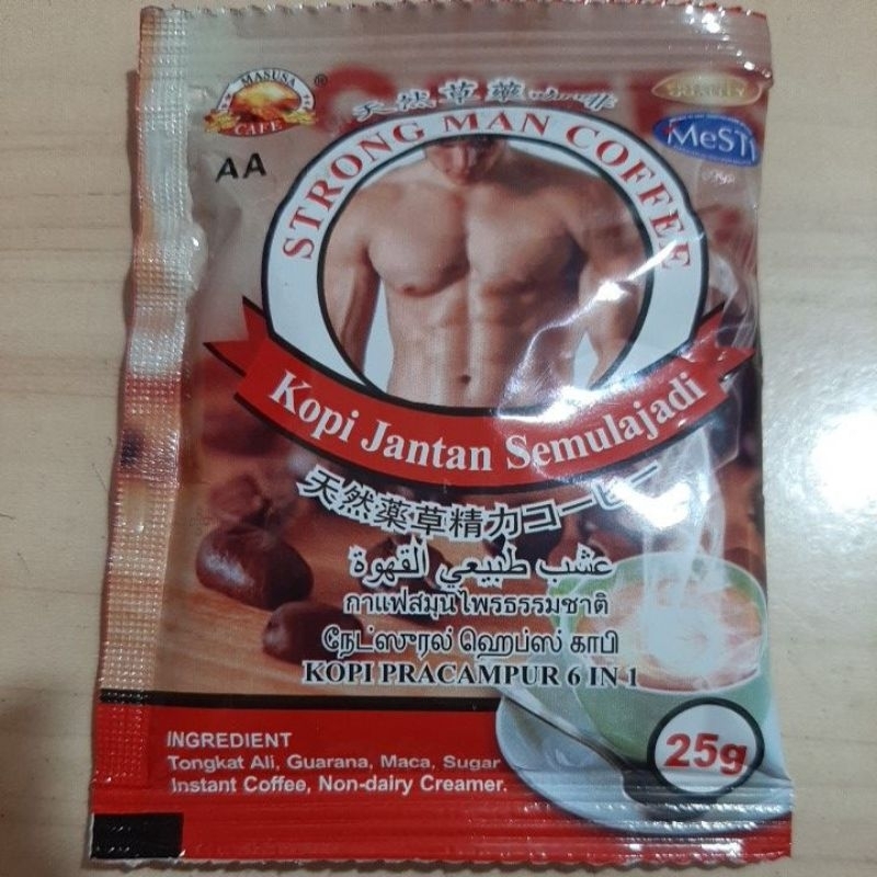 Jual Kopi man || Strong Coffee Malaysia AA | Shopee Indonesia