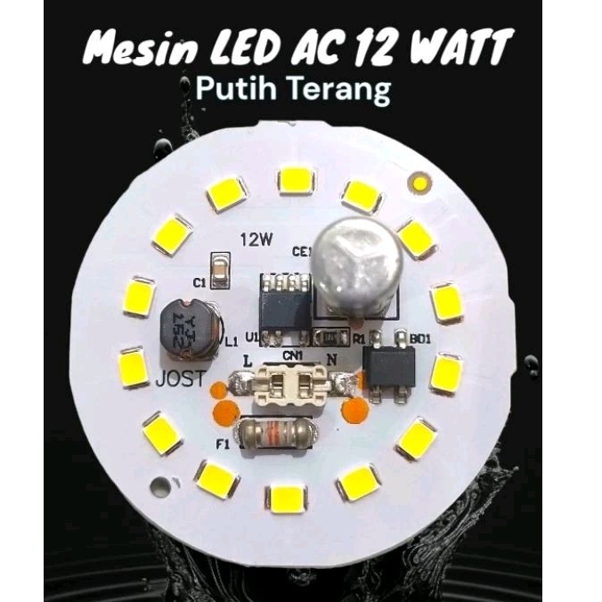 Jual LED pcb 12w premium Tebal 1mm | Shopee Indonesia