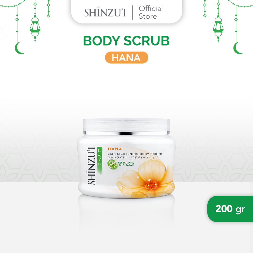 Jual Shinzui Skin Lightening Body Scrub Hana 200gr | Shopee Indonesia