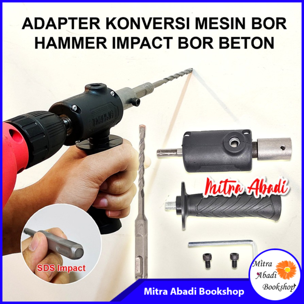 Jual Adapter Konversi Mesin Bor Hammer Impact untuk Bor Beton | Shopee ...