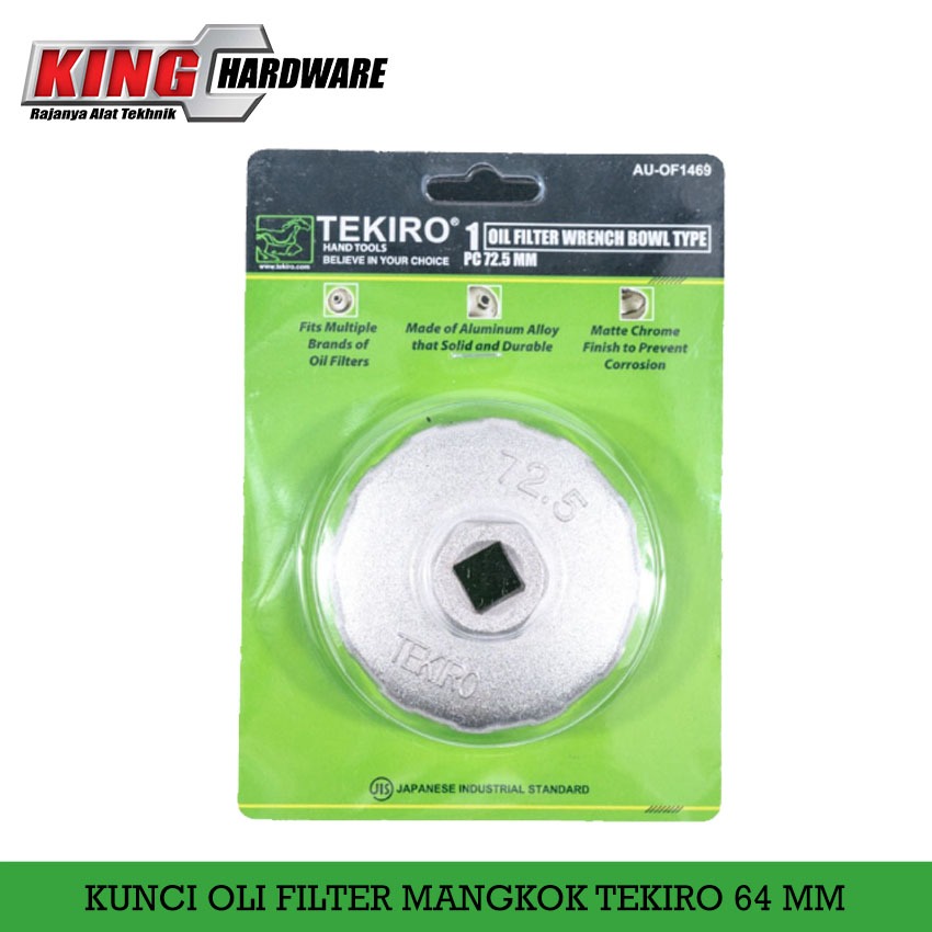 Jual KUNCI OLI FILTER MANGKOK TEKIRO 64 MM | Shopee Indonesia