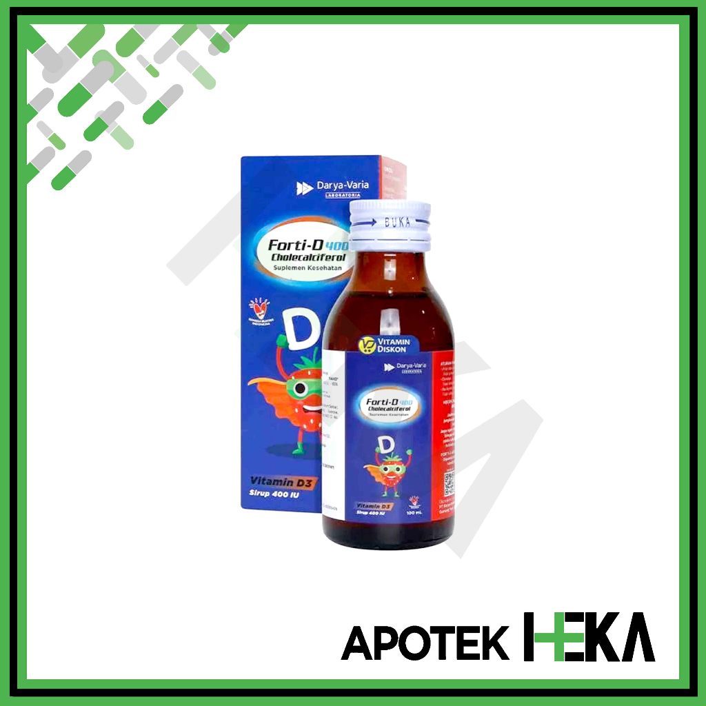 Jual Forti-D 400 IU Syrup 100 ml - Sirup Vitamin D3 (SEMARANG) | Shopee ...