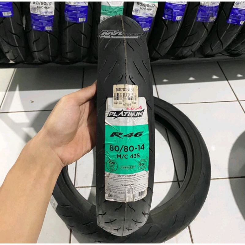 Jual Ban Corsa Platinum R46 Ukuran 80/80 14 Tubeles Soft Compond ...