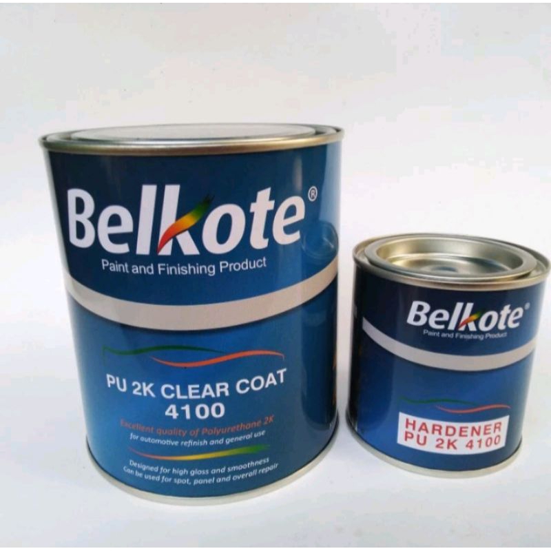 Jual Clear Belkote 4100 PU 2K 1Liter Set | Shopee Indonesia