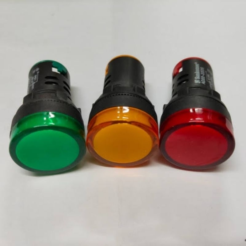 Jual Pilot Lamp LED Lampu Indikator Panel 22mm 220V AD22-22DS | Shopee ...
