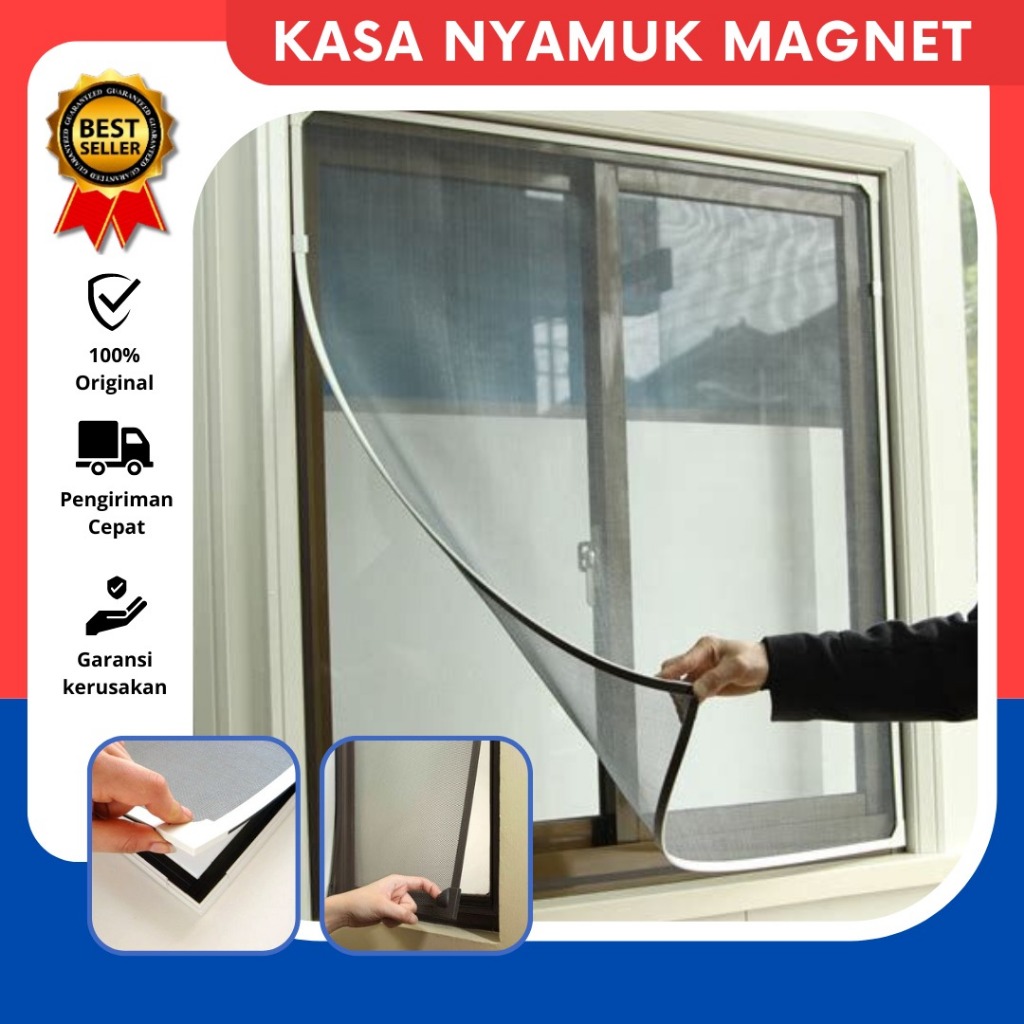 Jual Kasa Nyamuk Magnet / Kawat Jendela / Magnetic Insect Scren ...