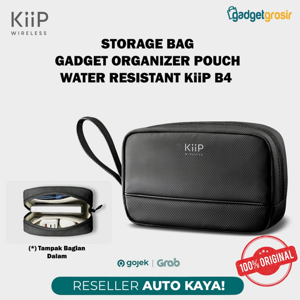 Jual KiiP Wireless B4 Pouch Gadget Organizer Storage Travel Bag Anti ...