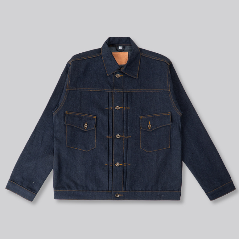 Jual Distin Denim Trucker Deep Blue Jacket 15.5oz | Shopee Indonesia