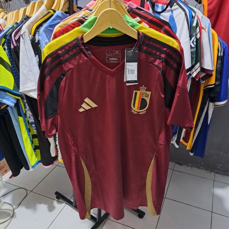 Jual Jersey Bola Negara Belgia 2024 2025 Grade Ori | Shopee Indonesia