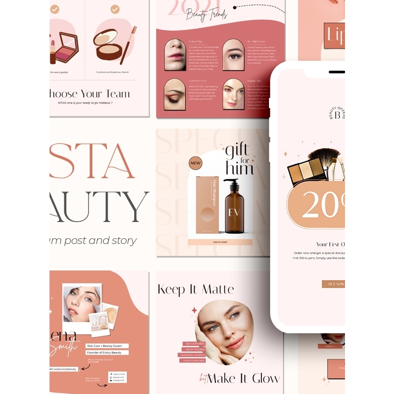 Jual 9000++ Editable Canva Templates Bundle - File CANVA Bundle Social ...