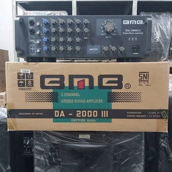 Jual POWER AMPLIFIER KARAOKE BMB DA 2000 / DA2000 III AMPLI BMB ...