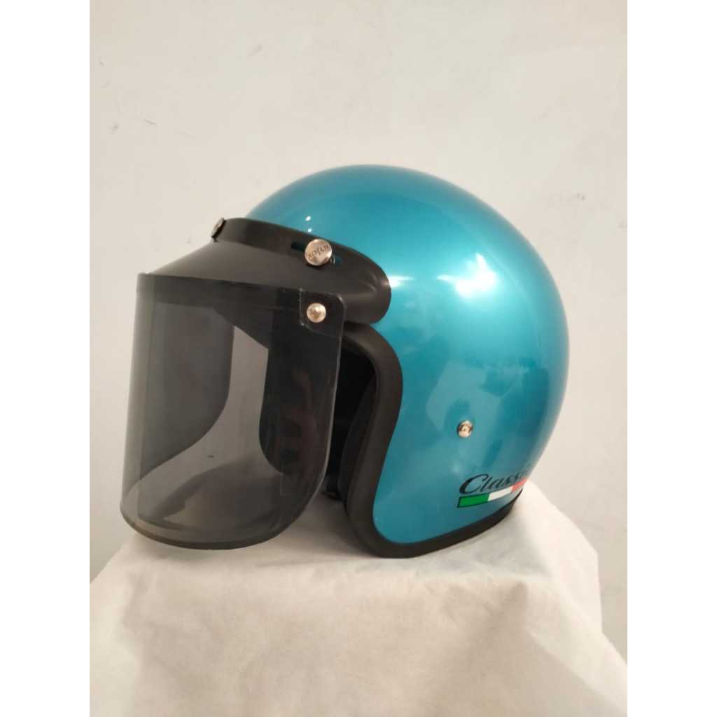 Jual Helem Bogo Classic GARIS TIGA MODEL TERBARU | Shopee Indonesia