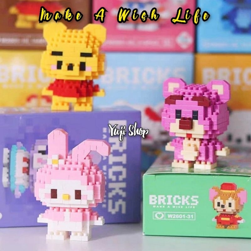 Jual (Yuji Shop) MAINAN BRICKS SUSUN / MINI GIFT LUCU MURAH / NANO ...