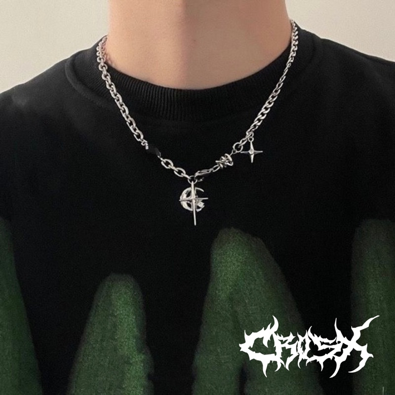Jual LOKA NECKLACE / STAR CROSS NECKLACE KALUNG BINTANG KALUNG SALIB ...