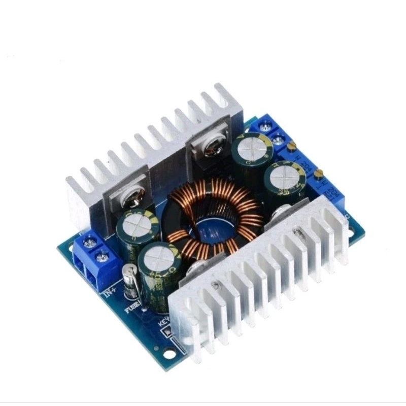 Jual Step up down dc to dc automatic buck boost converter 8A adjust cc ...