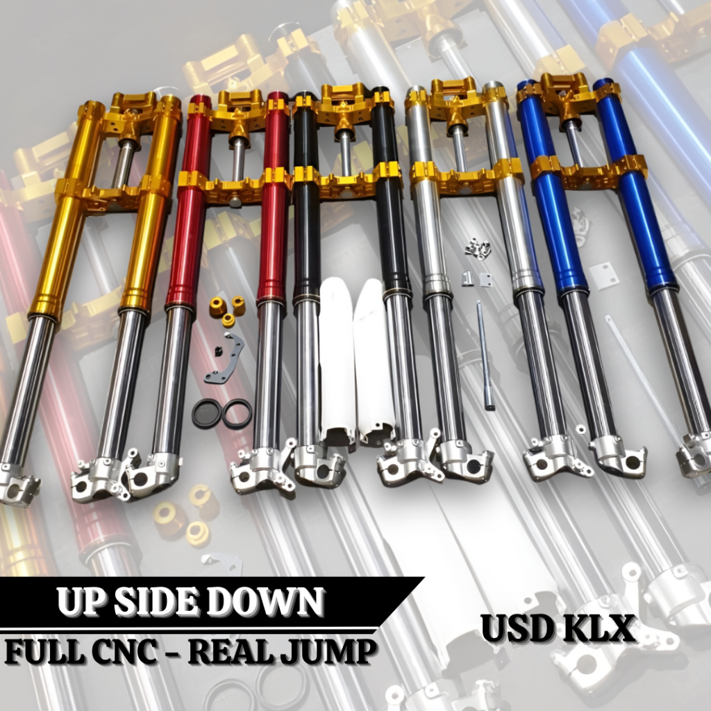 Jual Up Side Down Real Jump KLX / USD KLX Fastbikes Full CNC Real Jump ...