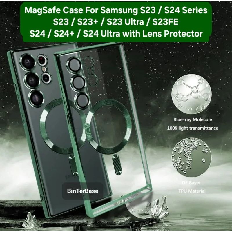 Jual Magsafe Case magnetic Samsung S24 S24+ S24 Ultra S23 FE S23+ Plus ...