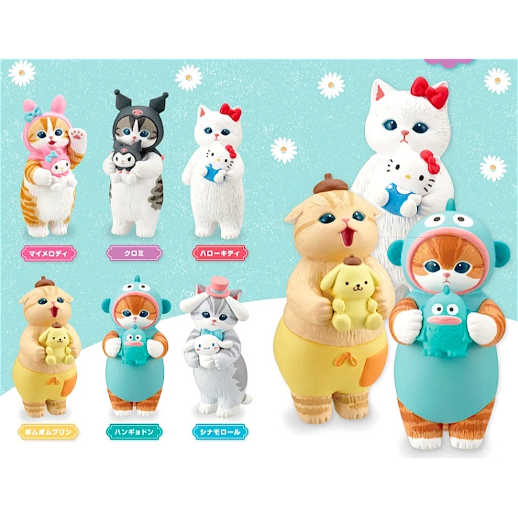 Jual Jual SATUAN / SET topper cake figurin Mofusand Cat Sanrio | Shopee ...